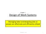 PPT - Design of Work Systems PowerPoint Presentation, free download ...