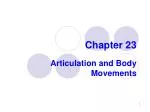 PPT - Chapter 9: Articulations PowerPoint Presentation, free download ...