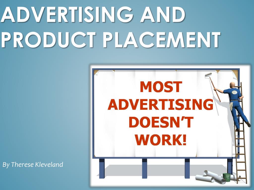 PPT - Understanding Advertising and Product Placement: Strategies and ...