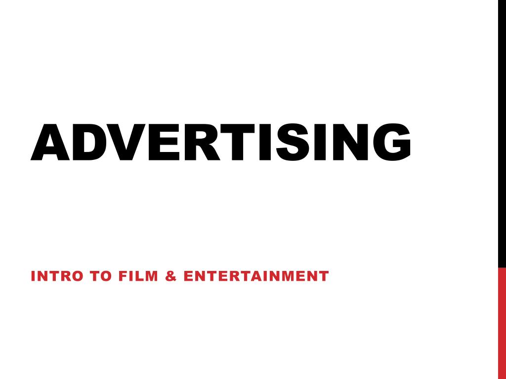 PPT - Advertising PowerPoint Presentation, free download - ID:2910590