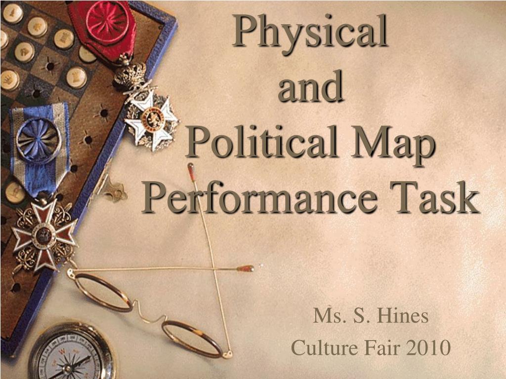 PPT - Physical and Political Map Performance Task PowerPoint ...
