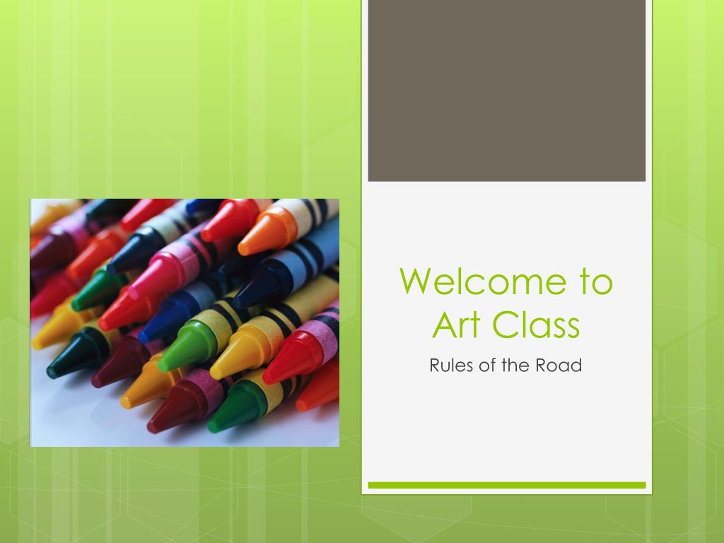 PPT - Welcome to Art Class PowerPoint Presentation, free download - ID ...