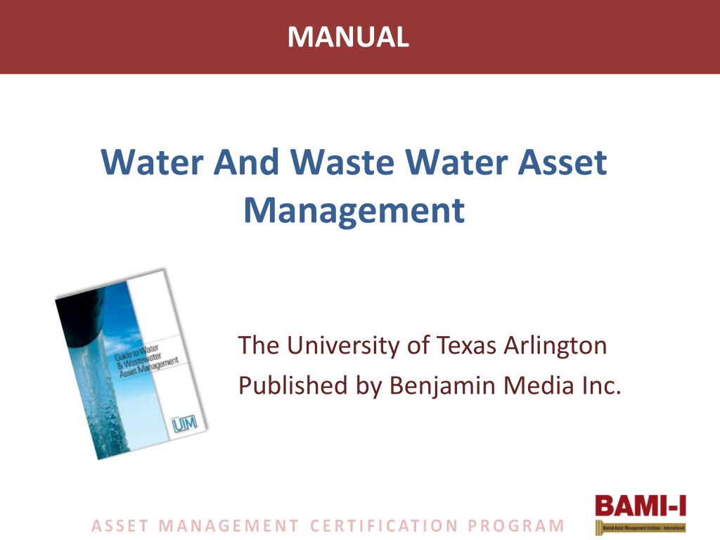 PPT - Water And Waste Water Asset Management PowerPoint Presentation ...