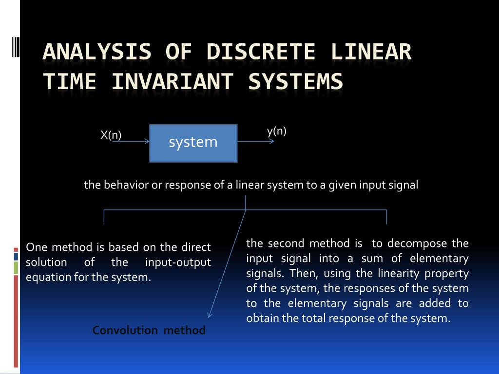PPT - Analysis of Discrete Linear Time Invariant Systems PowerPoint Presentation - ID:2913586