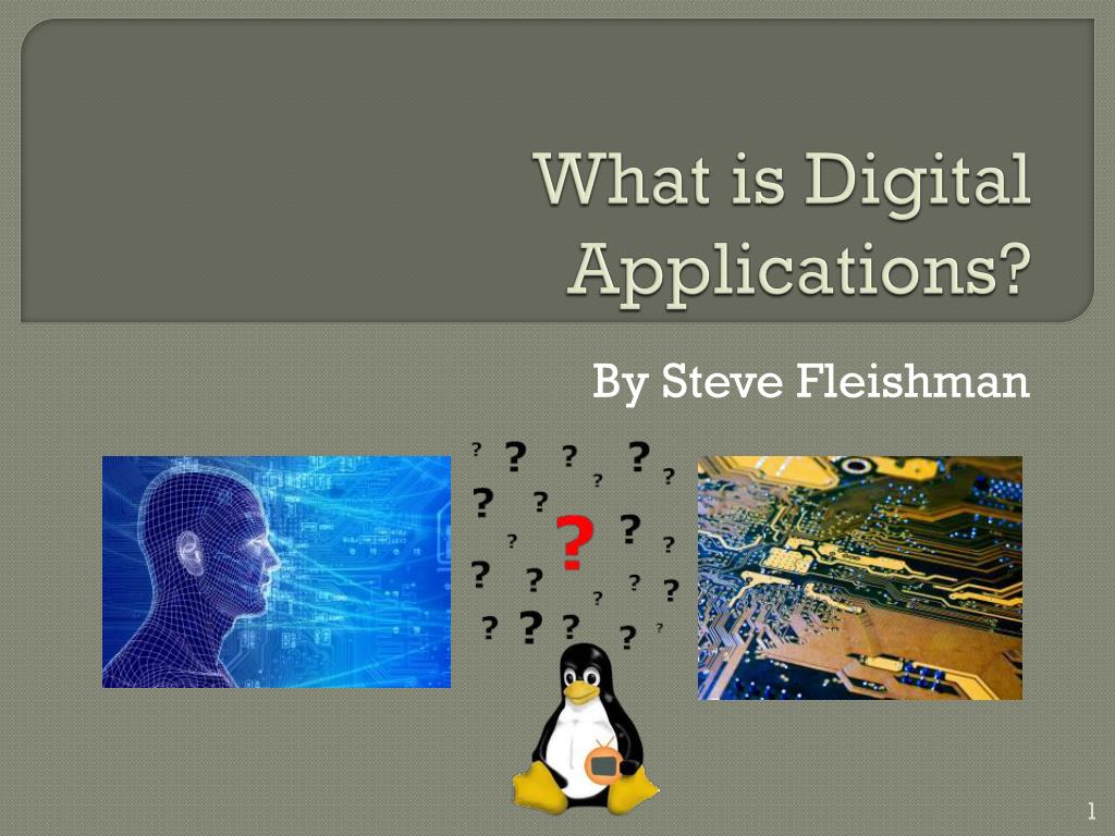 PPT - What is Digital Applications? PowerPoint Presentation, free ...