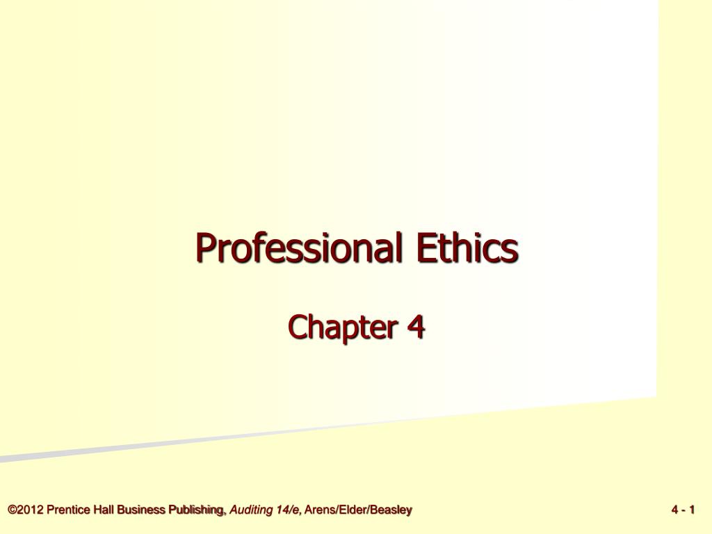 PPT - Professional Ethics PowerPoint Presentation, free download - ID ...