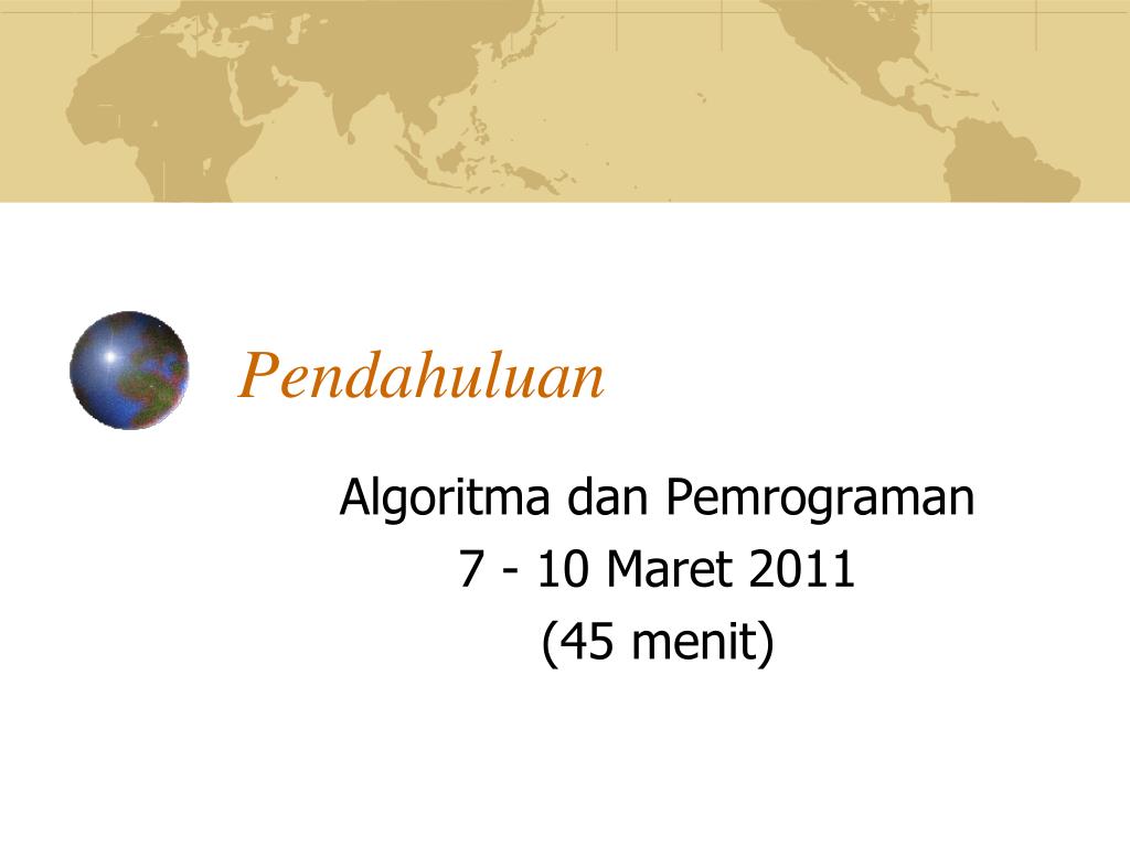 PPT - Pendahuluan PowerPoint Presentation, free download - ID:2915559