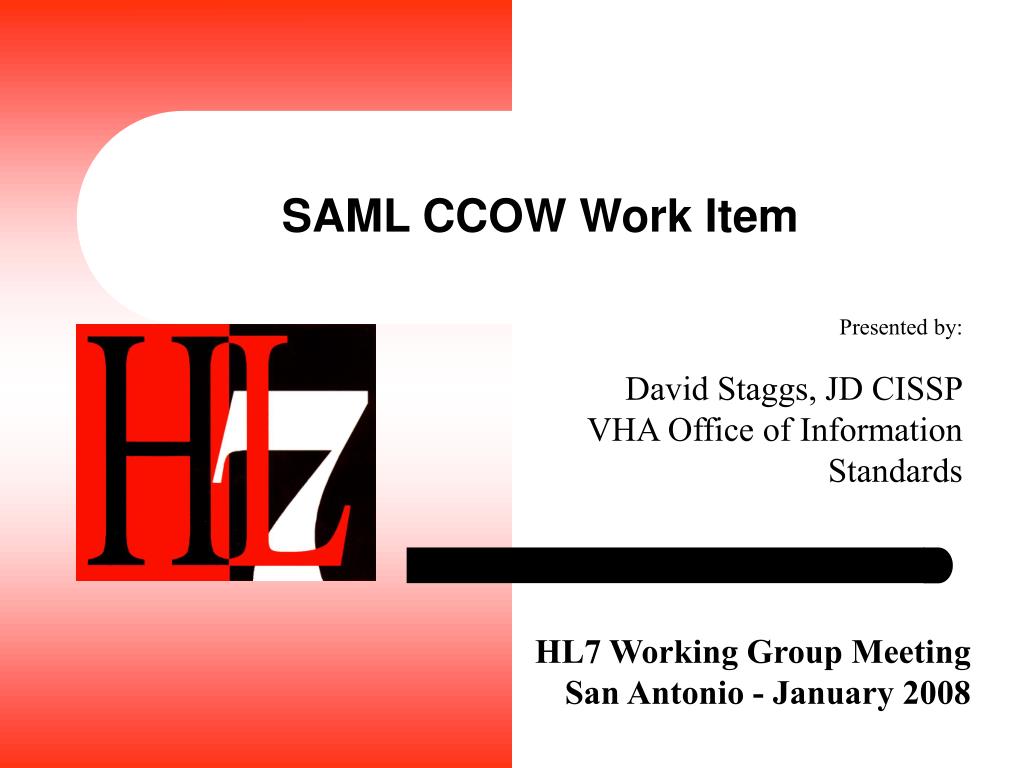 PPT - SAML CCOW Work Item PowerPoint Presentation, free download - ID ...