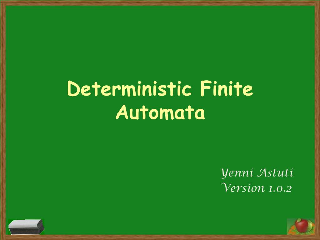 PPT - Deterministic Finite Automata PowerPoint Presentation, free ...