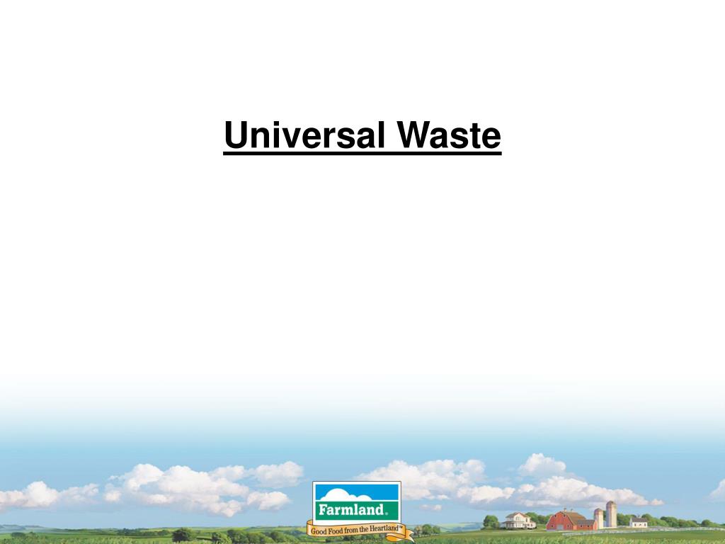 PPT - Universal Waste PowerPoint Presentation, free download - ID:2918040