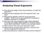 PPT - Analyzing the Rhetoric of Visual Arguments PowerPoint ...