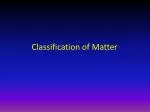 PPT - Classification of Matter PowerPoint Presentation, free download ...