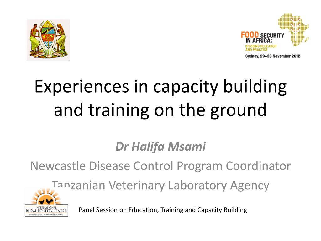 PPT - Panel Session on Education, Training and Capacity Building ...