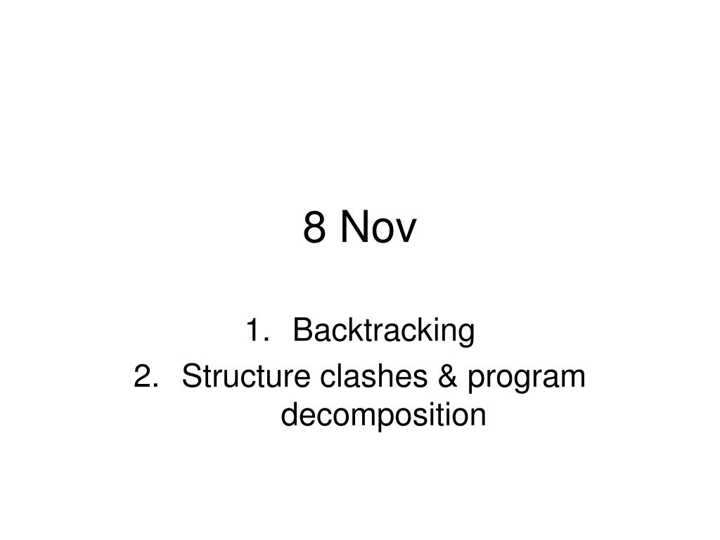 PPT - 8 Nov PowerPoint Presentation, free download - ID:2923982
