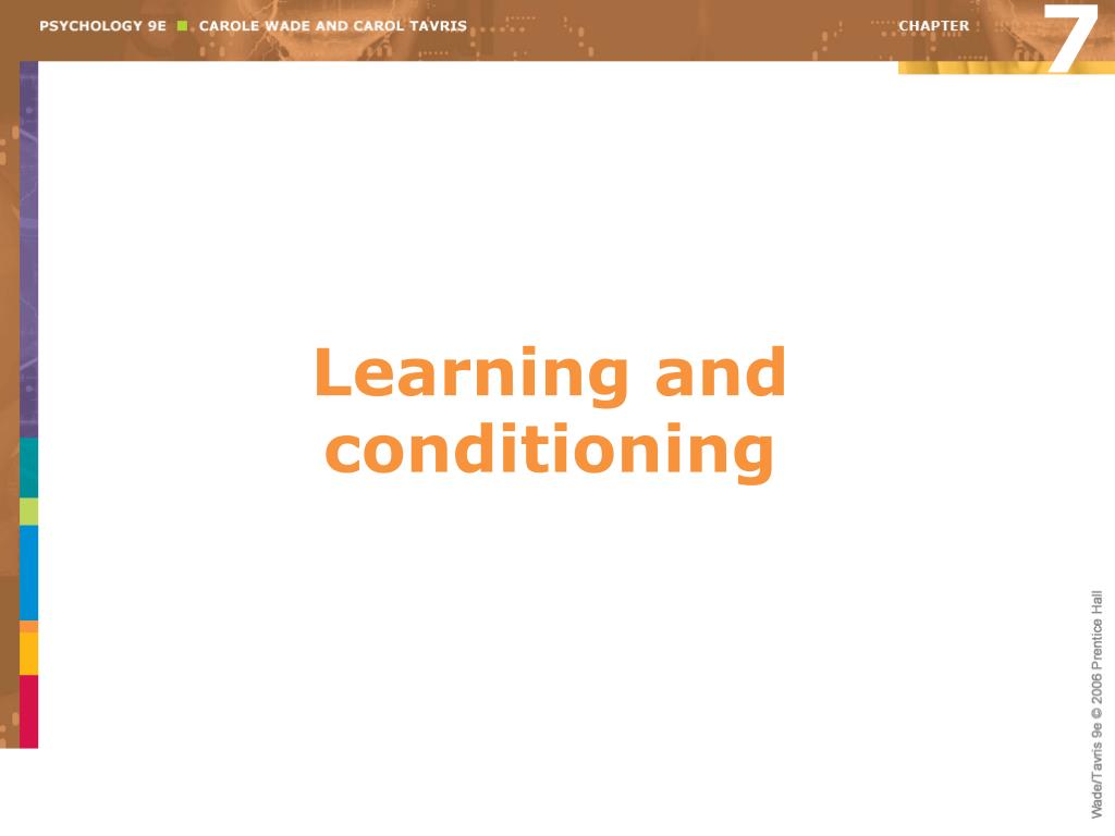 PPT - Understanding Watson's Conditioning | Learning Principles ...