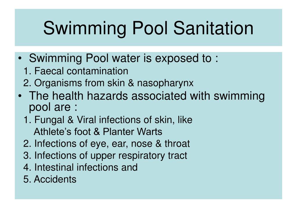 PPT - Swimming Pool Sanitation PowerPoint Presentation, free download ...