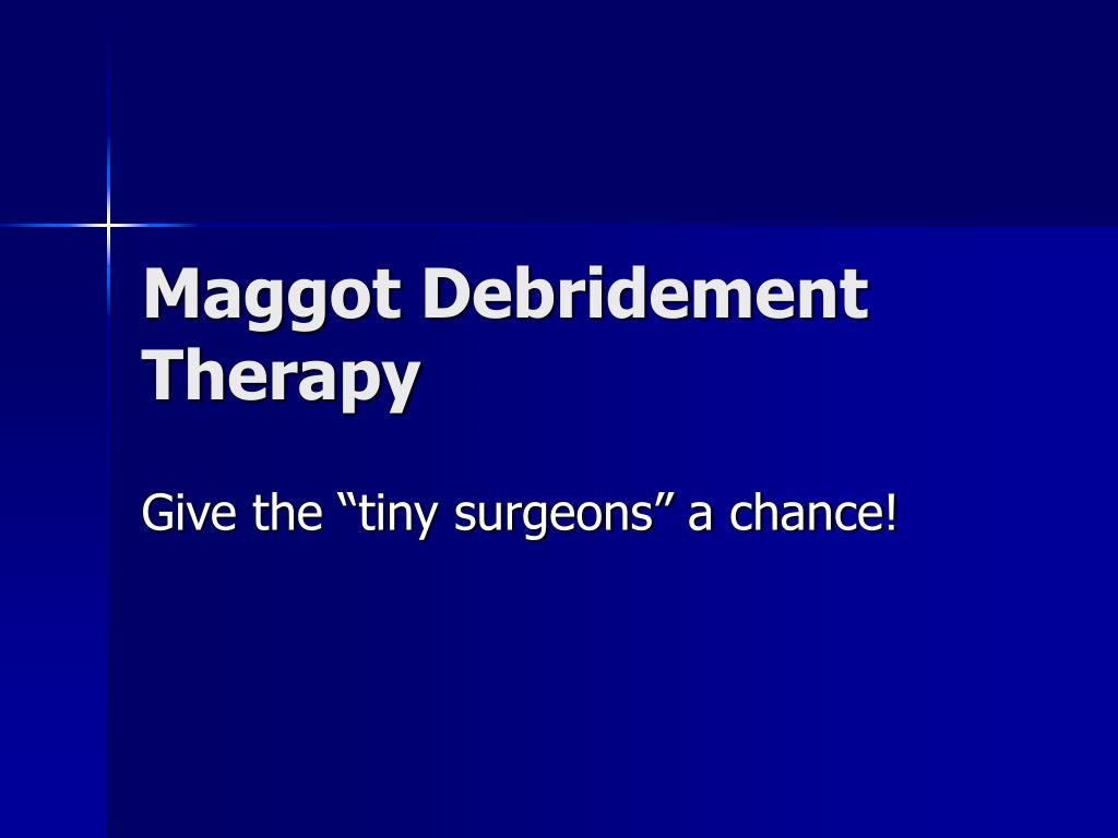 PPT - Maggot Debridement Therapy PowerPoint Presentation, free download ...