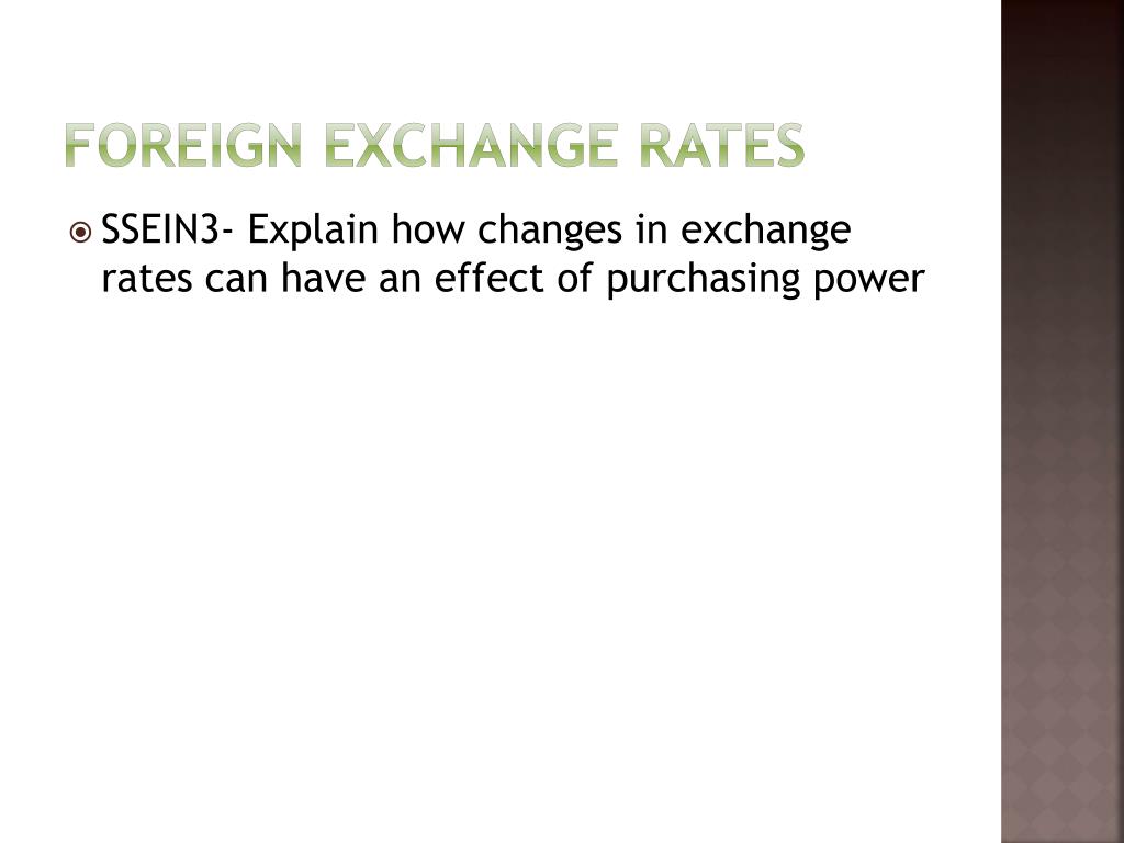 PPT - Foreign Exchange rates PowerPoint Presentation, free download ...