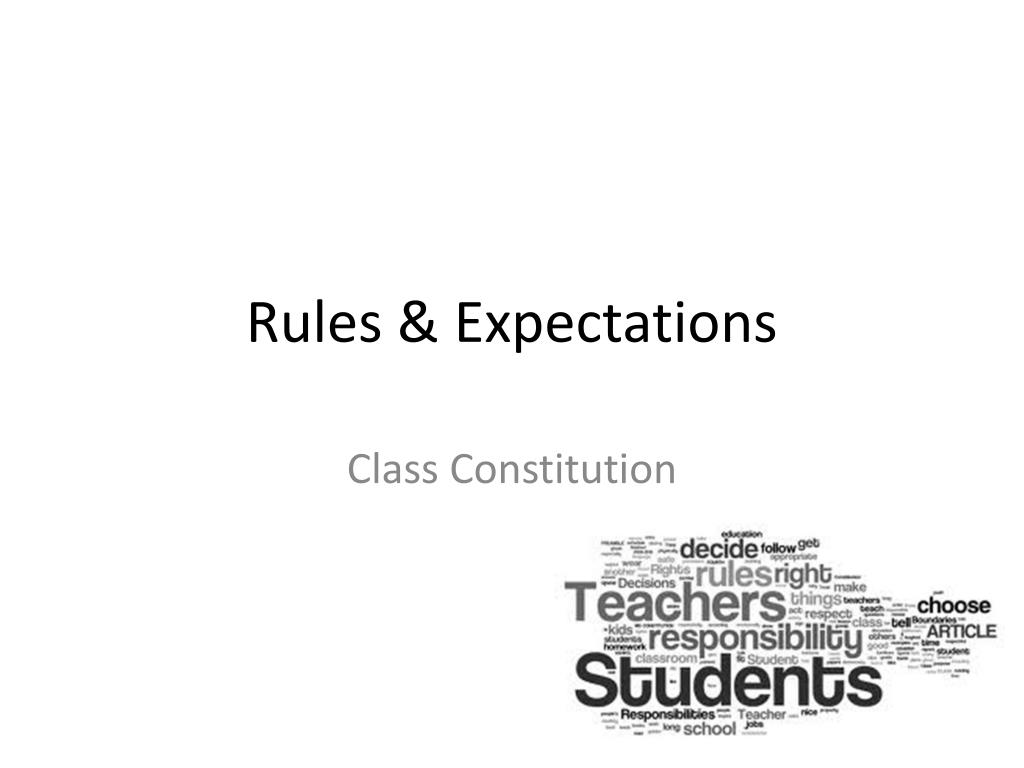 PPT - Rules & Expectations PowerPoint Presentation, free download - ID ...