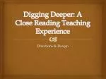 PPT - Introduction to Deeper Reading PowerPoint Presentation, free ...