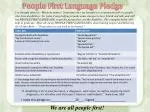 PPT - People First Language PowerPoint Presentation, free download - ID ...