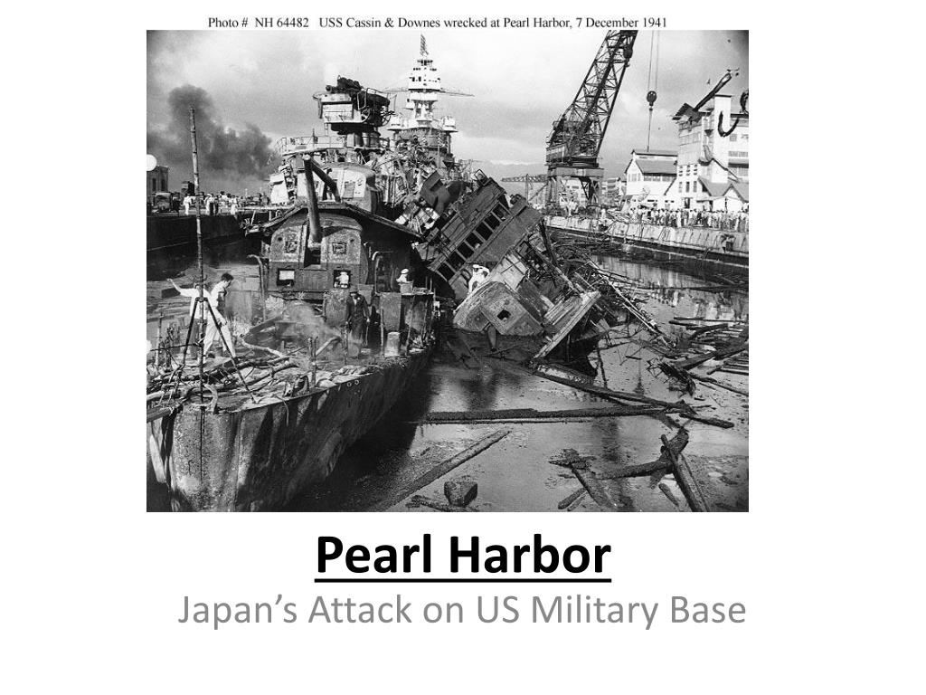 PPT - The Attack on Pearl Harbor: Japan's Strategic Assault on December ...