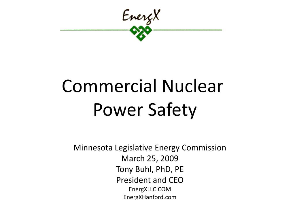 PPT - Commercial Nuclear Power Safety PowerPoint Presentation, free ...