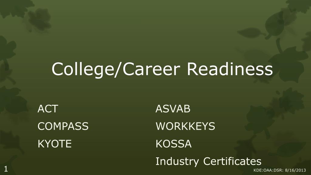 PPT - College/Career Readiness PowerPoint Presentation, free download ...
