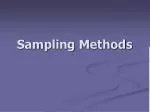 PPT - ECOLOGICAL SAMPLING METHODS PowerPoint Presentation, free ...