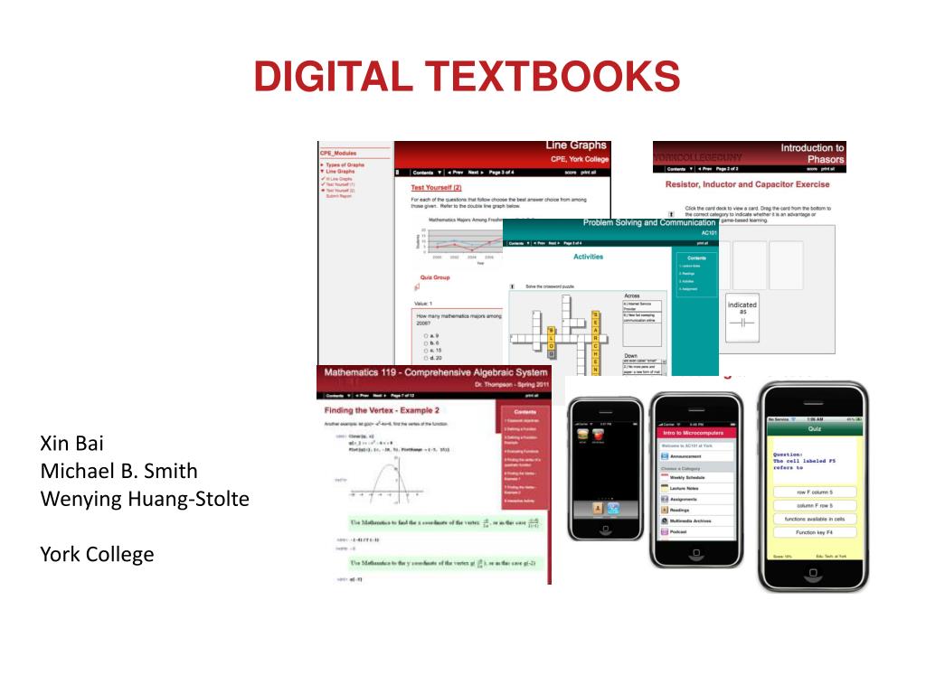 PPT - DIGITAL TEXTBOOKS PowerPoint Presentation, free download - ID:2934783