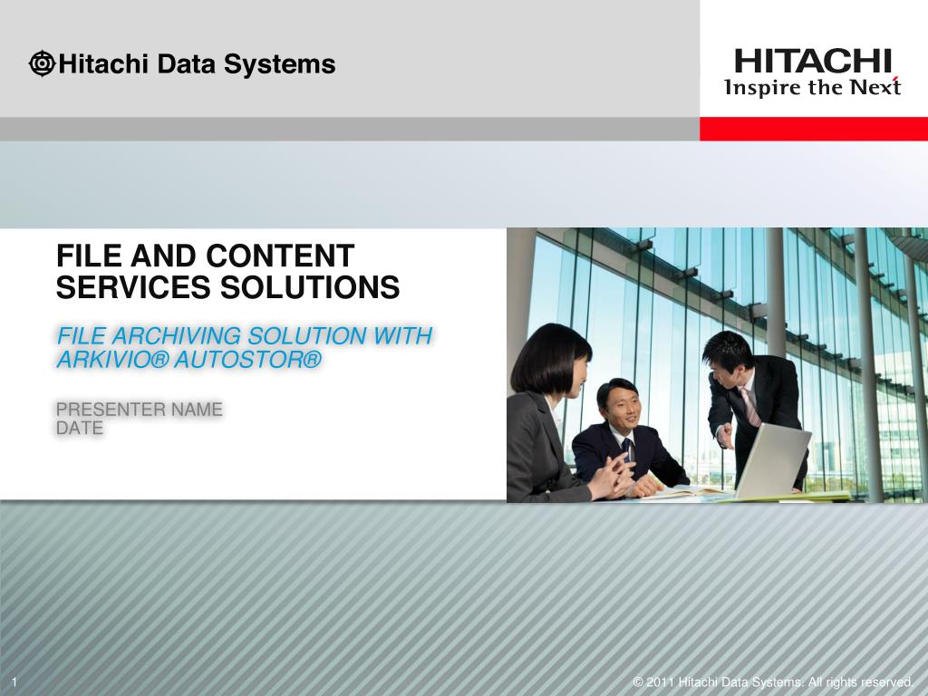 PPT - file archiving solution with arkivio ® autostor ® Presenter name ...