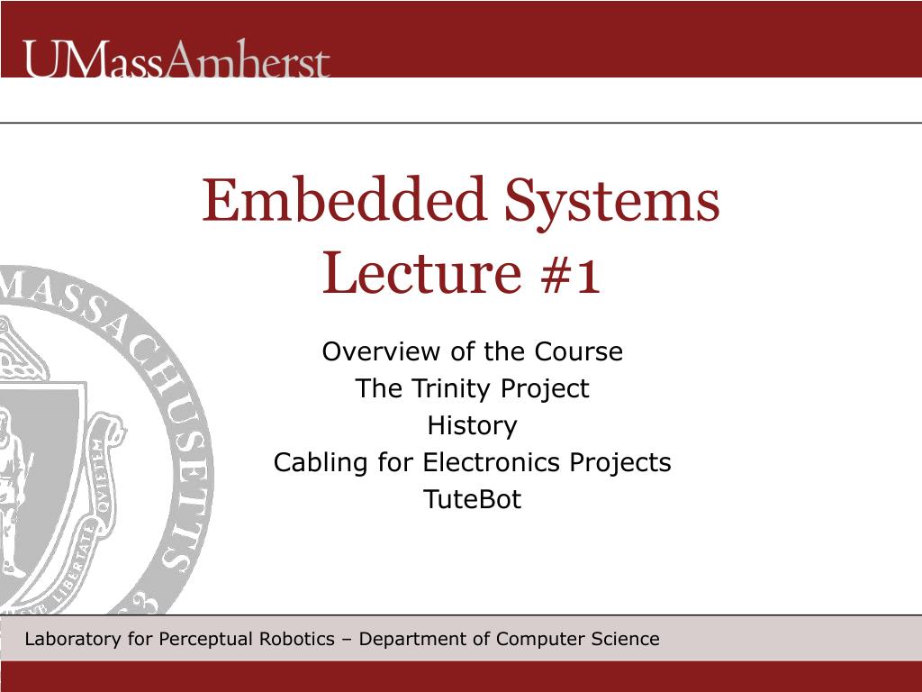 PPT - Embedded Systems Lecture #1 PowerPoint Presentation, free ...