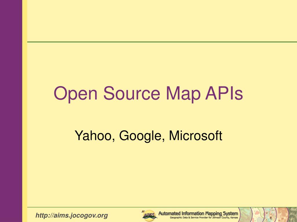 PPT - Open Source Map APIs PowerPoint Presentation, free download - ID:2936634