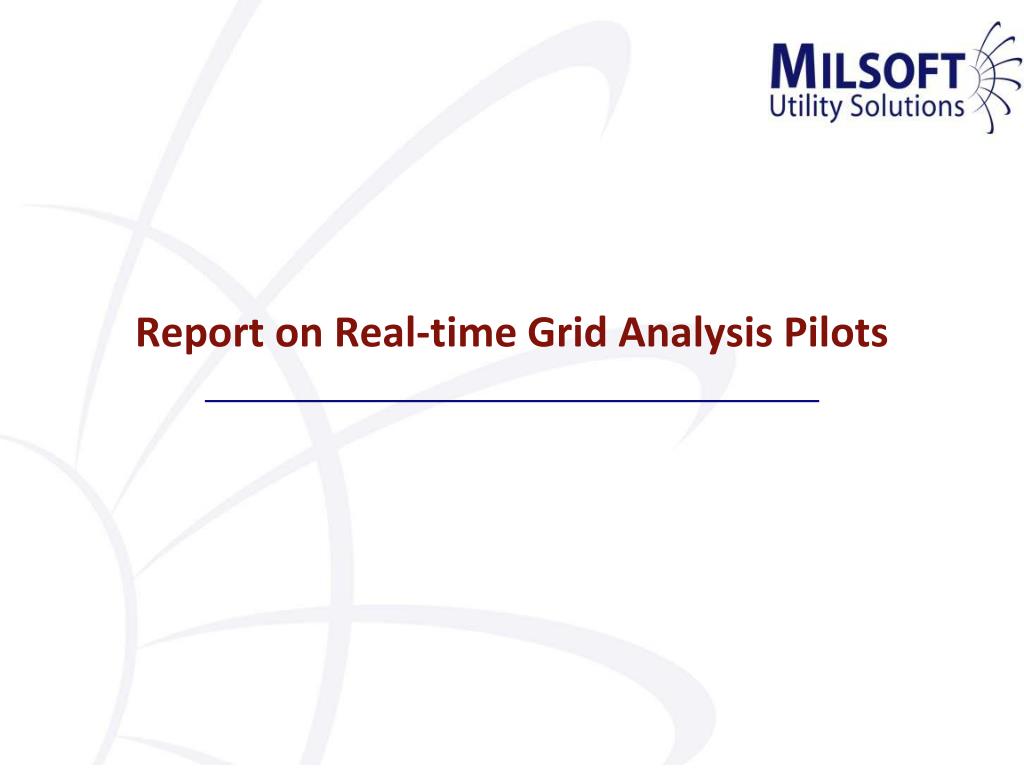 PPT - Report on Real-time Grid Analysis Pilots PowerPoint Presentation ...