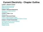 PPT - Chapter 24: Electric Current PowerPoint Presentation, free ...
