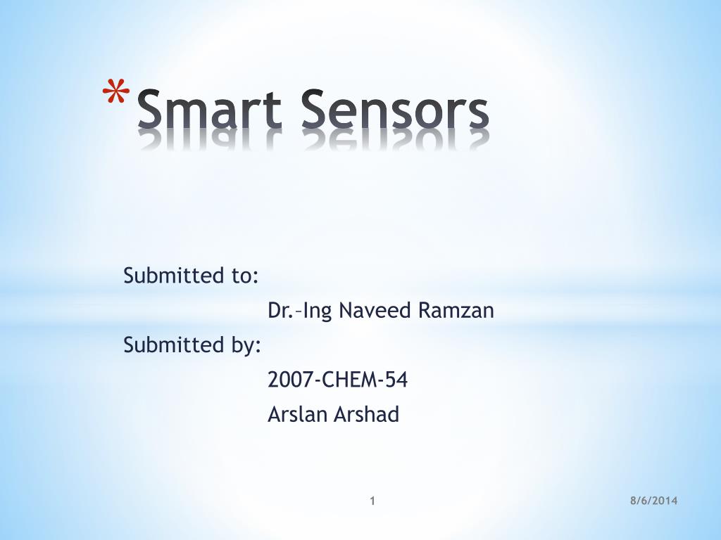 PPT - Smart Sensors PowerPoint Presentation, free download - ID:2941666