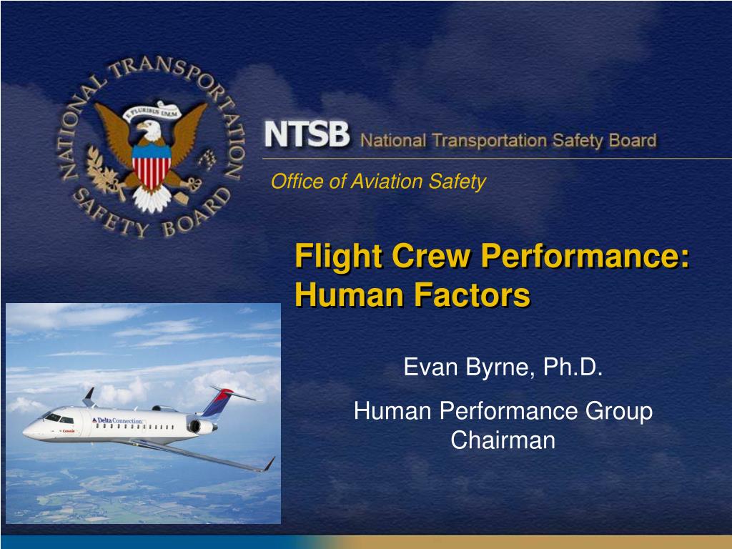 PPT - Flight Crew Performance: Human Factors PowerPoint Presentation ...