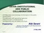 PPT - INSTITUTIONAL COLLABORATION PowerPoint Presentation, free ...