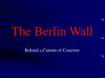 PPT - History of germany and Berlin wall PowerPoint Presentation, free ...