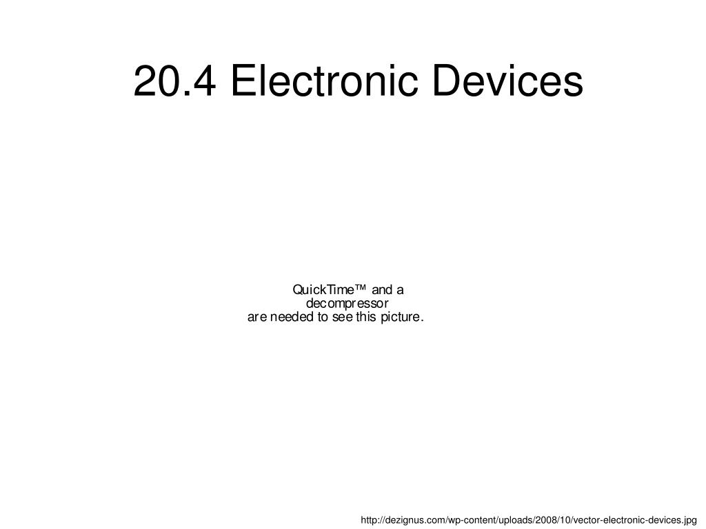 PPT - 20.4 Electronic Devices PowerPoint Presentation, free download ...
