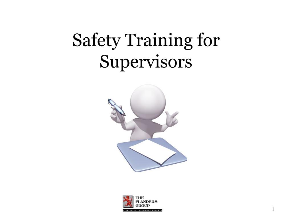 PPT - Safety Training for Supervisors PowerPoint Presentation, free ...