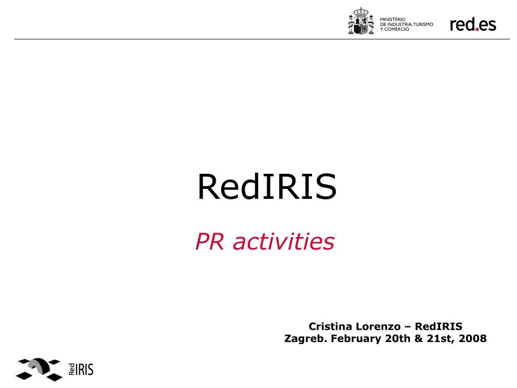 PPT - RedIRIS PowerPoint Presentation, free download - ID:2945290