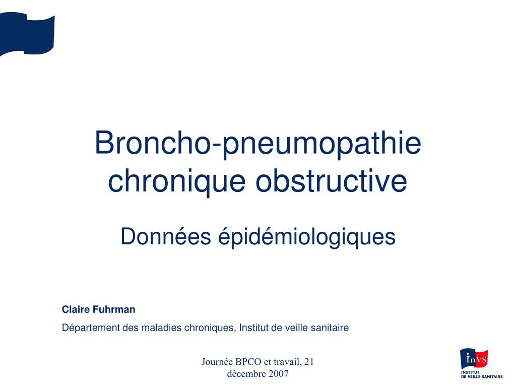 PPT - Broncho-pneumopathie chronique obstructive PowerPoint ...