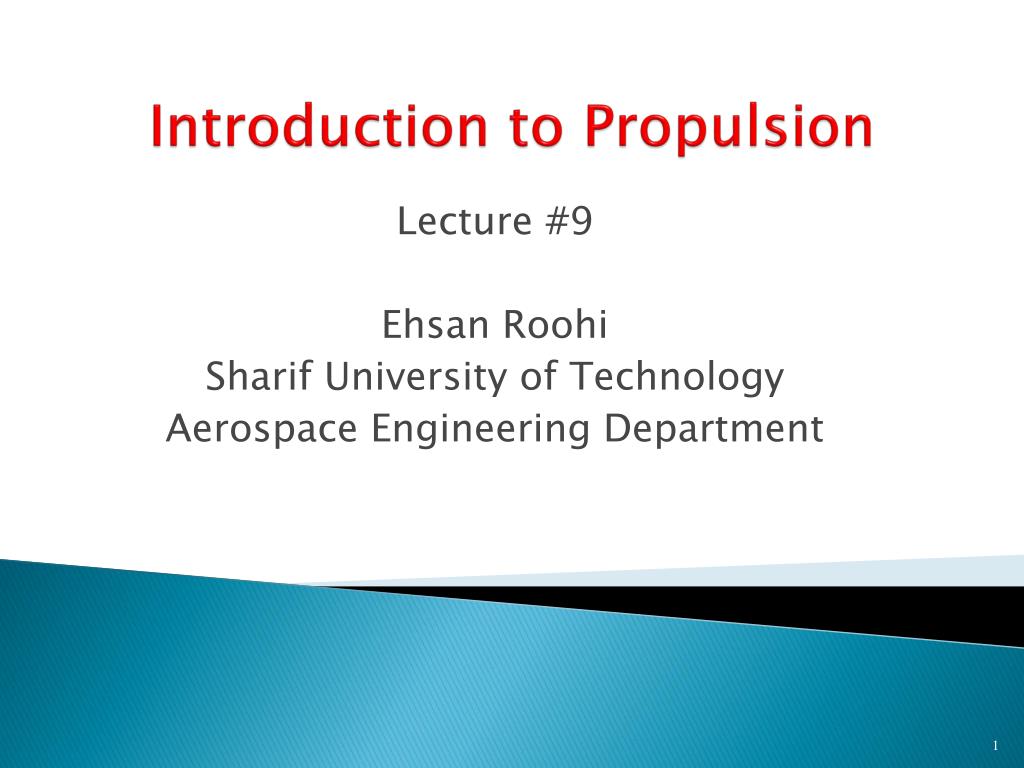 PPT - Introduction to Propulsion PowerPoint Presentation, free download ...
