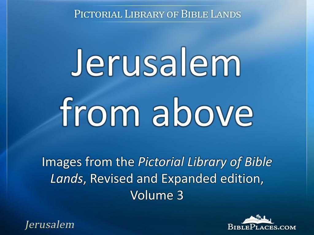 PPT - Jerusalem from above PowerPoint Presentation, free download - ID ...