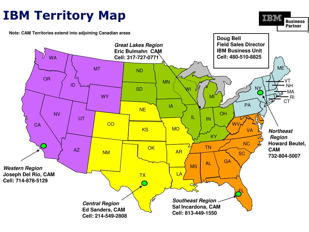 PPT - IBM Territory Map PowerPoint Presentation, free download - ID:2947091