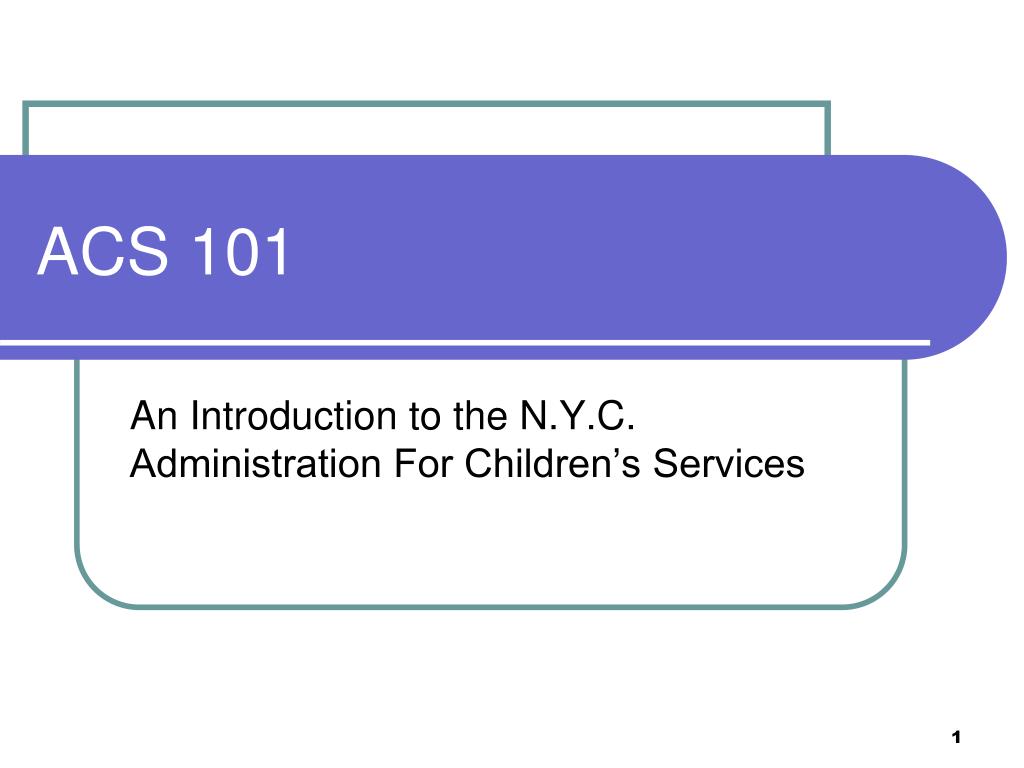PPT - ACS 101 PowerPoint Presentation, free download - ID:2948207