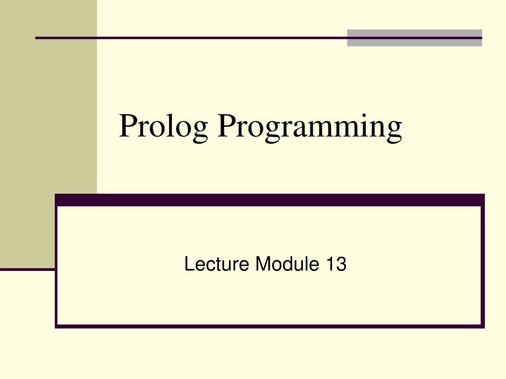 PPT - Prolog Programming PowerPoint Presentation, free download - ID ...
