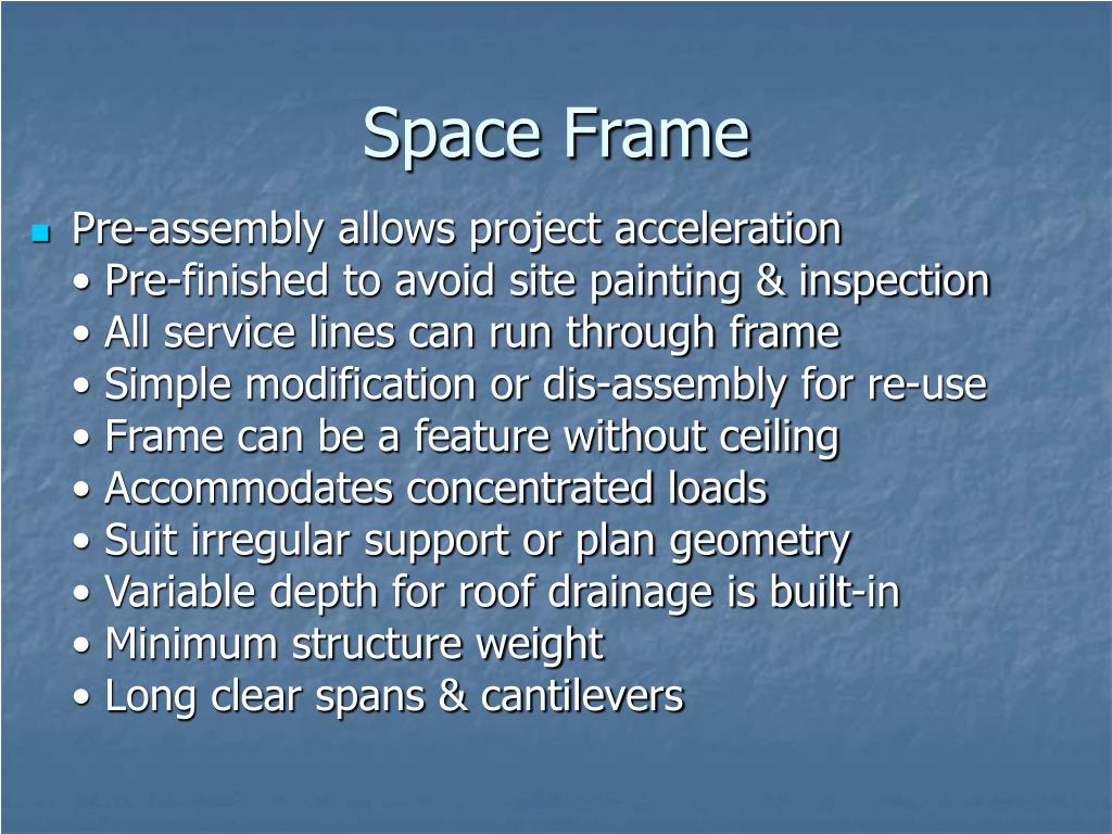 PPT - Space Frame PowerPoint Presentation, free download - ID:2949239