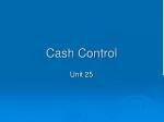PPT - Cash Collection and Control PowerPoint Presentation, free ...